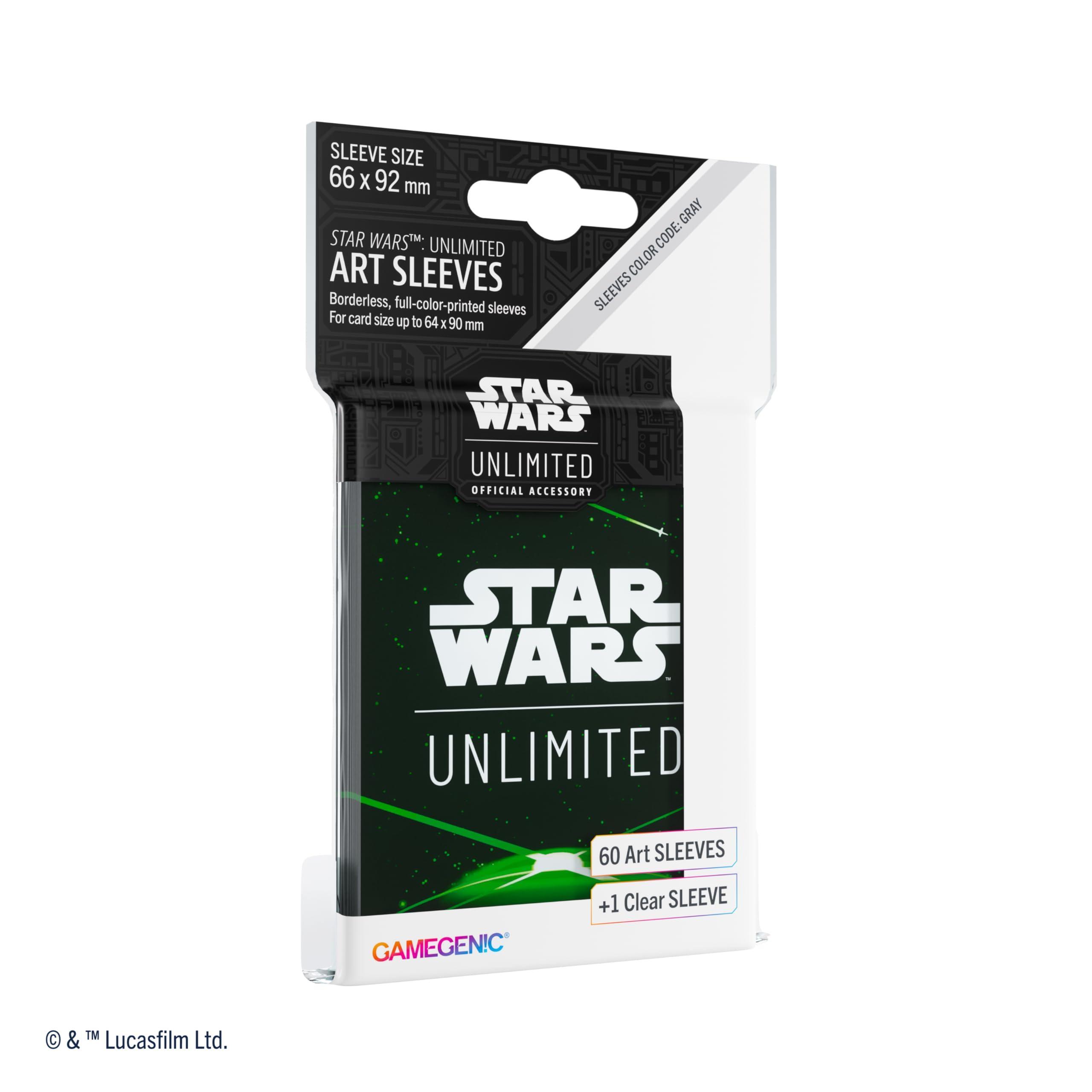 Star Wars Unlimited Green Art Sleeves | Beskar Forge Gaming
